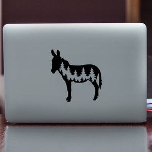 Donkey Decal | Donkey Stickers, Nature Stickers, Nature Car Decal ...