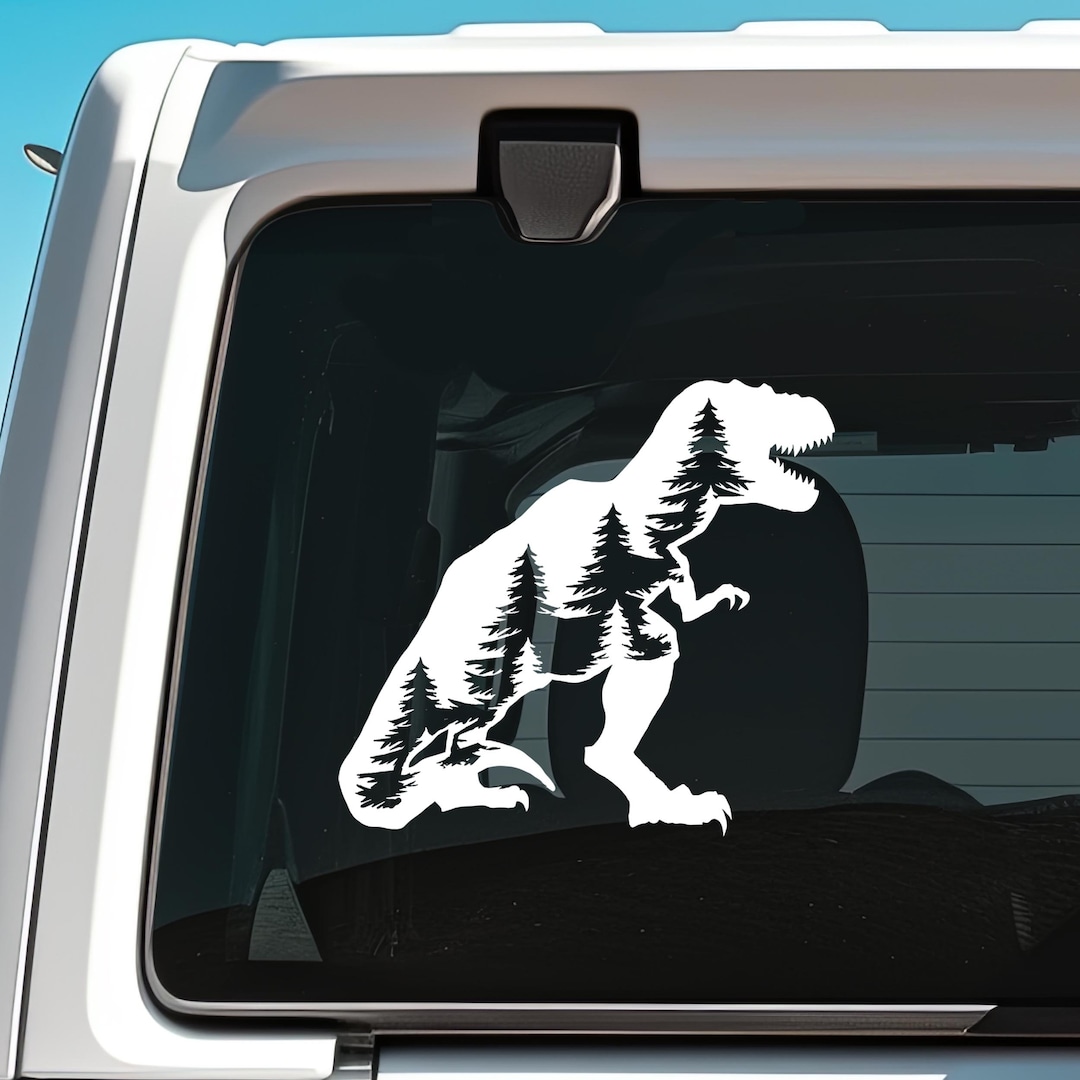 T-REX Dinosaur Decal Car Decal Tyrannosaurus Rex Dino Sticker Durable ...