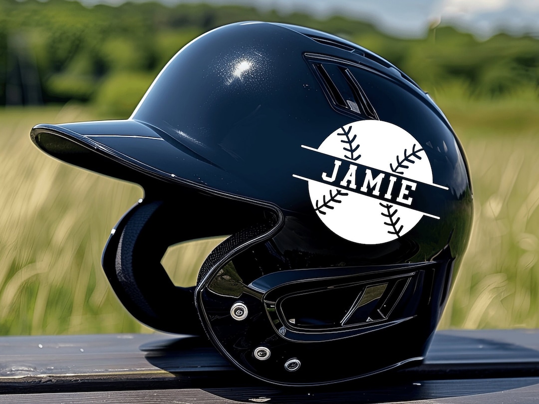 Custom Baseball Helmet Decal for Softball Sports Number Helmet Custom ...