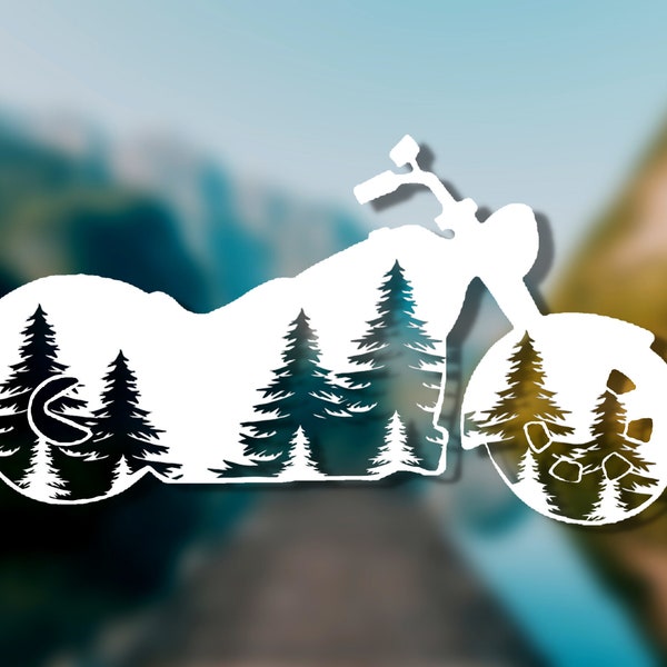Motorcycle Sticker - Etsy