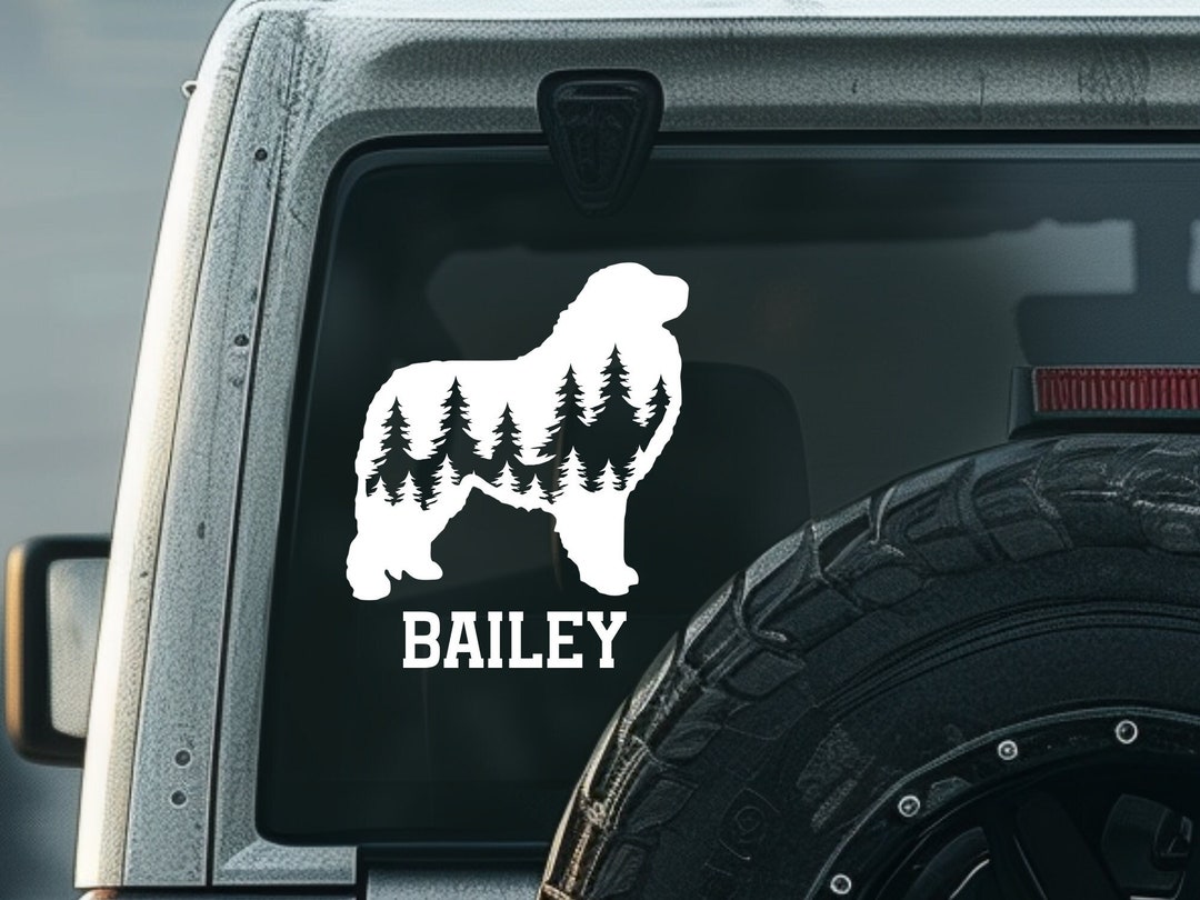 Custom Great Pyrenees Dog Decal Car Decal Great Pyrenees Sticker ...