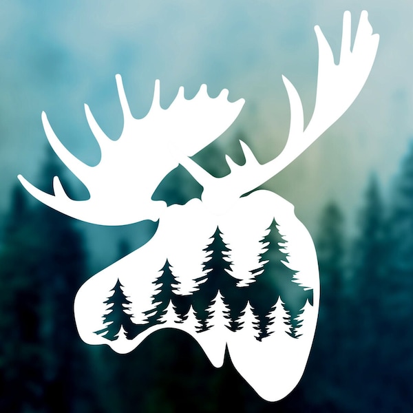 Moose Stickers - Etsy