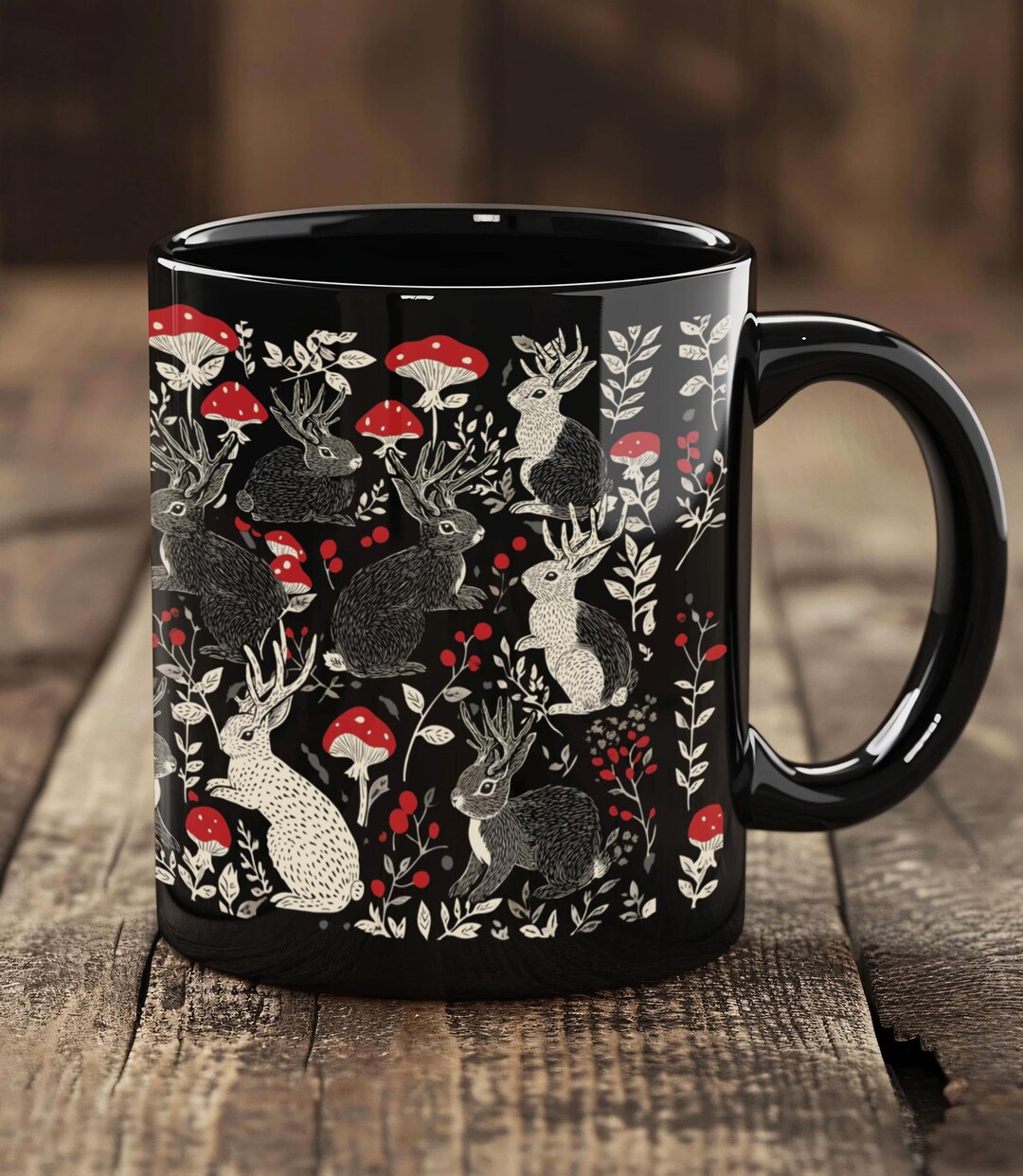 Jackalope Mug Cryptid Mug Gift for Cryptid Lover Gift for Jackalope ...