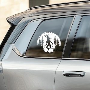 Wendigo Car Decal Wendigo Sticker Bumper Sticker for Cars Cryptid Vinyl ...