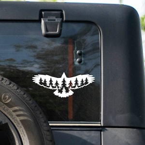 Hawk Decal | Hawk Sticker, Hawk Stickers, Hawk Car Decal, Bumper ...