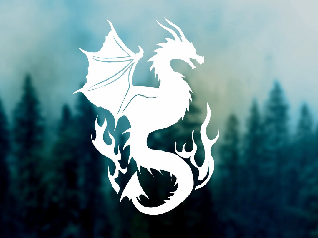 Flying Dragon Decal Dragon Stickers Car Decal Dragon Sticker Durable ...