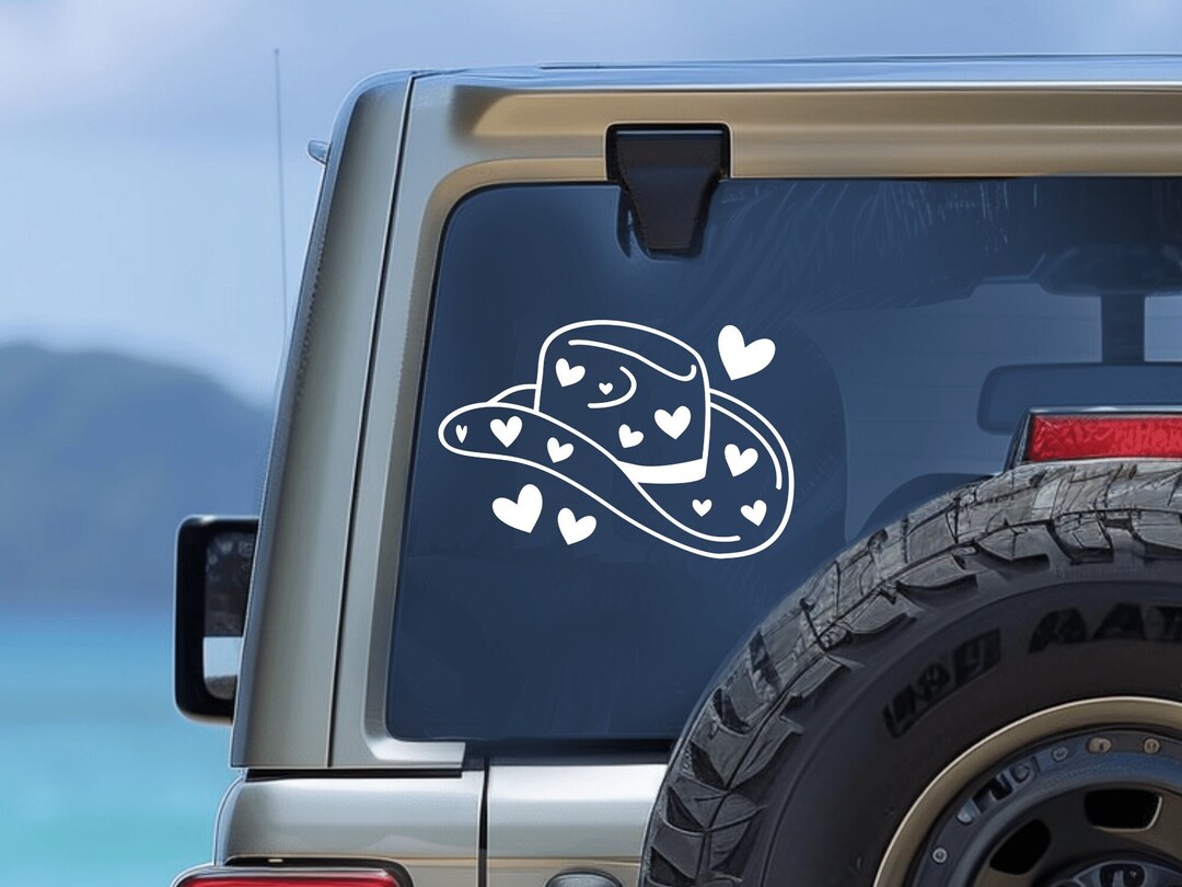 Western Cute Cowboy Boots Decal for Car Window Decal Howdy Sticker ...