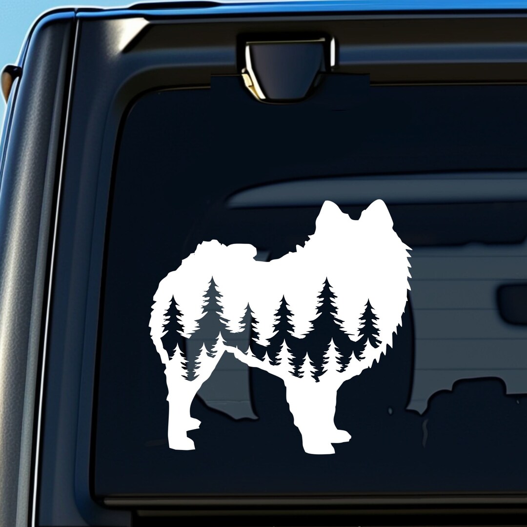 Pomeranian Dog Decal Car Decal Pomeranian Sticker Durable Waterproof ...