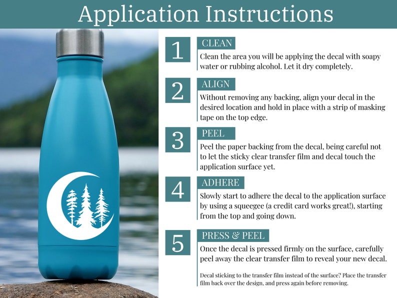 Crescent Moon Decal Tree Stickers Nature Stickers Nature - Etsy