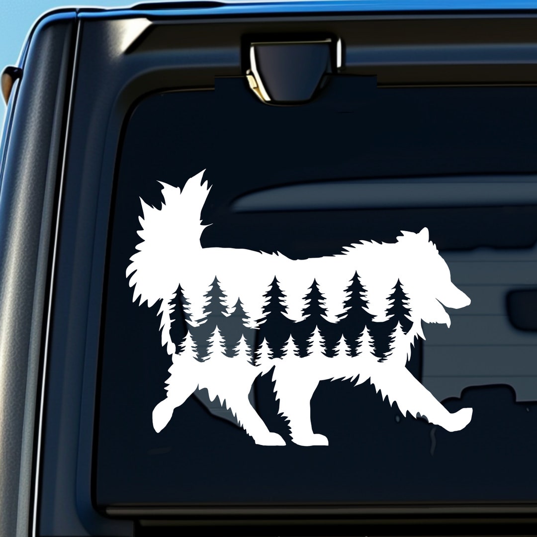 Samoyed Dog Car Window Decal Waterproof Vinyl Car Sticker for Samoyed ...