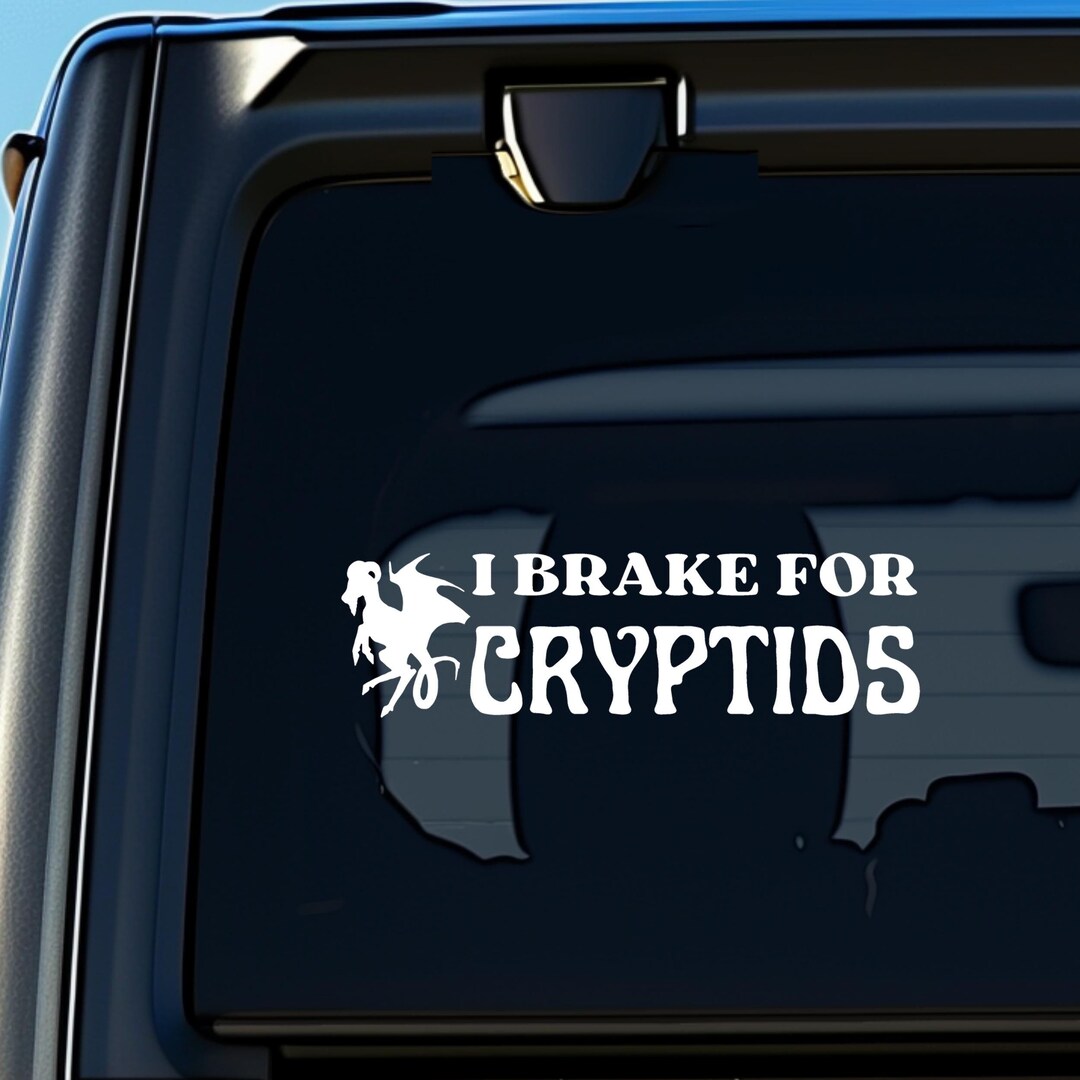 Jersey Devil Cryptid Decal Car Decal Bigfoot Sasquatch Sticker Durable ...