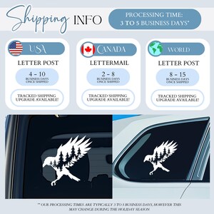 Raven Decal Raven Sticker Bird Sticker Bird Car Decal Bumper Sticker ...