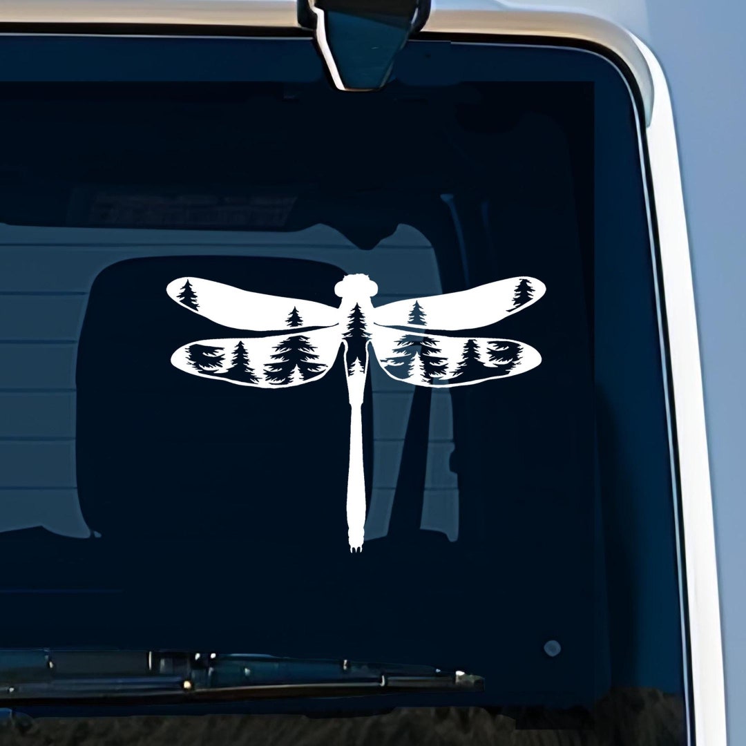 Dragonfly Decal Car Decal Dragonfly Sticker Durable Waterproof Vinyl ...