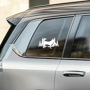Husky Decal Car Decal Husky Sticker Waterproof Vinyl Sticker for Car ...