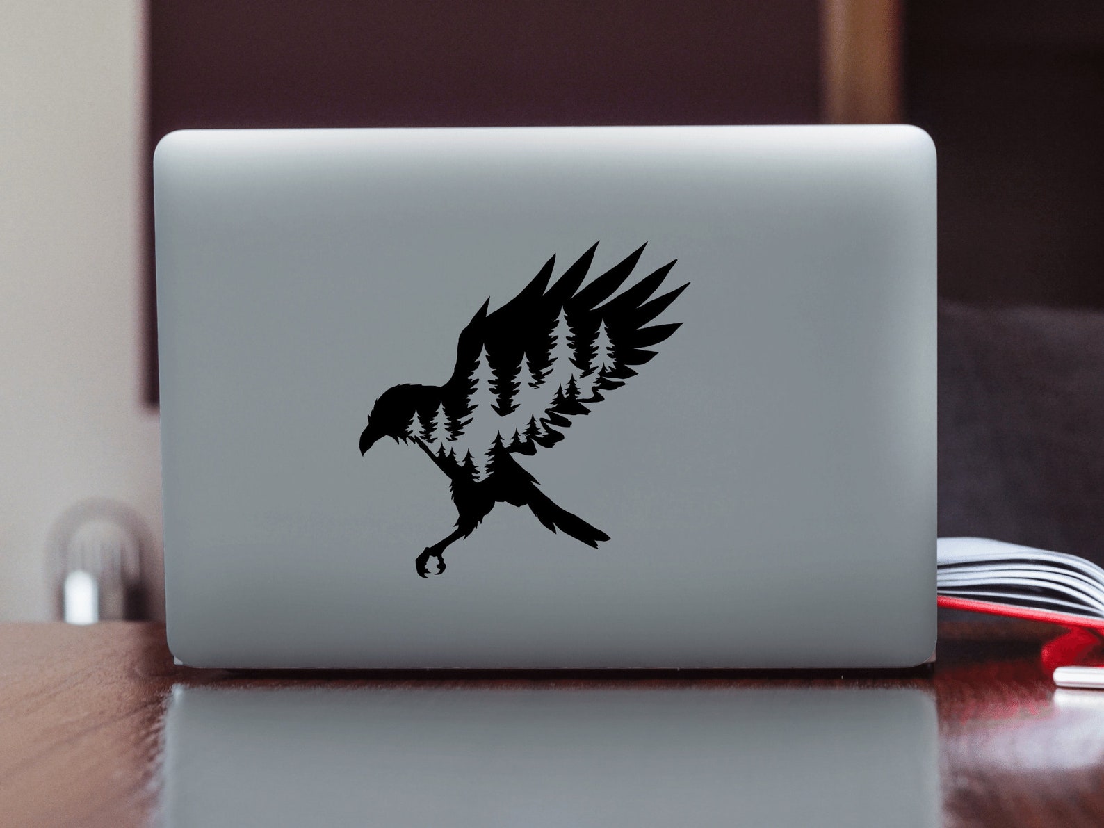 Raven Decal Raven Sticker Bird Sticker Bird Car Decal Bumper Sticker ...