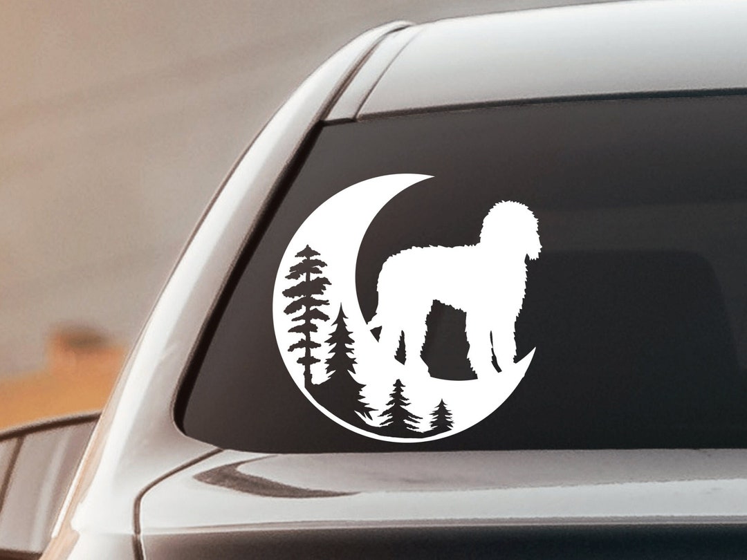Labradoodle Dog Car Window Decal Waterproof Vinyl Car Sticker for ...