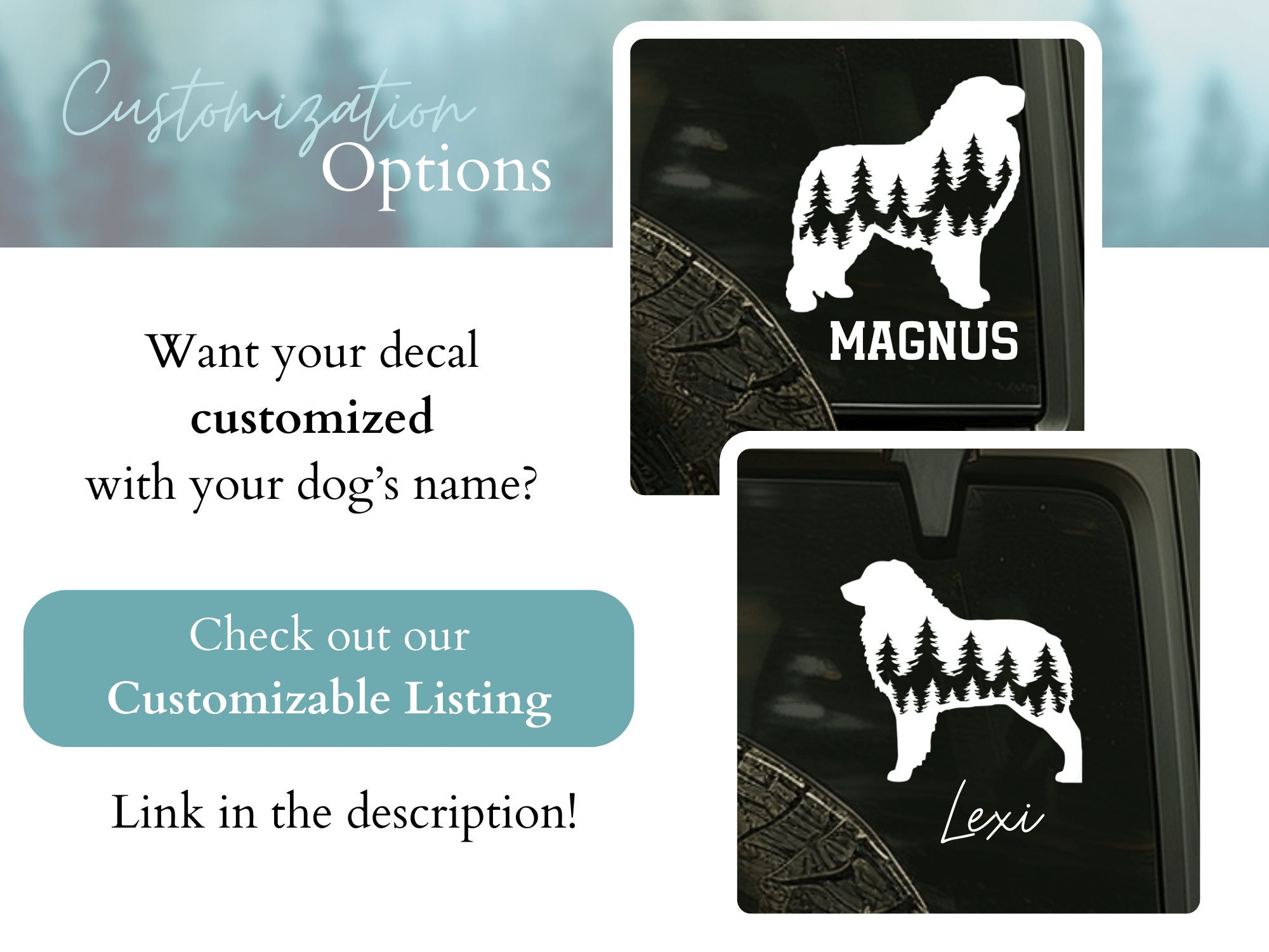 Shetland Sheepdog Decal Car Decal Sheltie Dog Sticker Durable ...