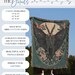 Mothman Woven Blanket Cryptid Throw Blanket Cottagecore Mothman Cotton ...