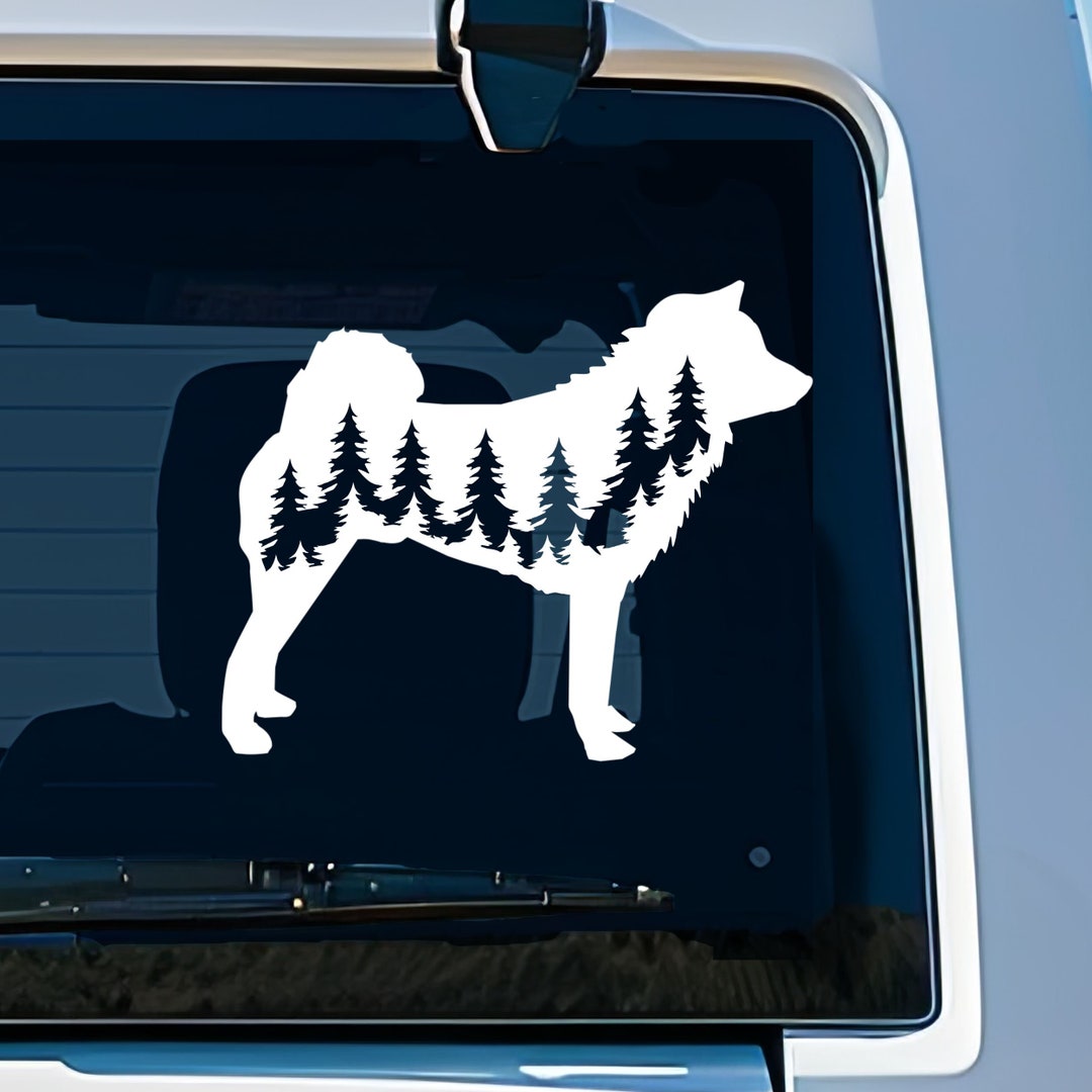 Shiba Inu Dog Decal Car Decal Shiba Inu Sticker Durable Waterproof ...