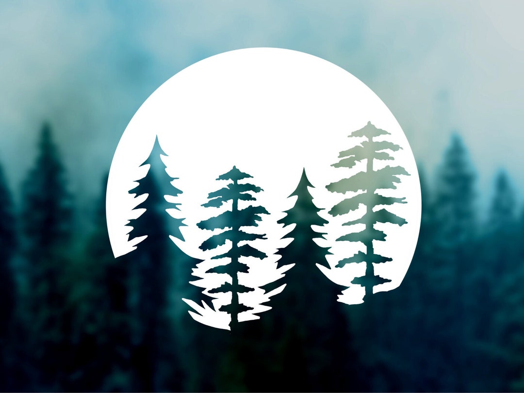 Nature Tree Decal | Tree Stickers, Nature Stickers, Nature Car Decal ...