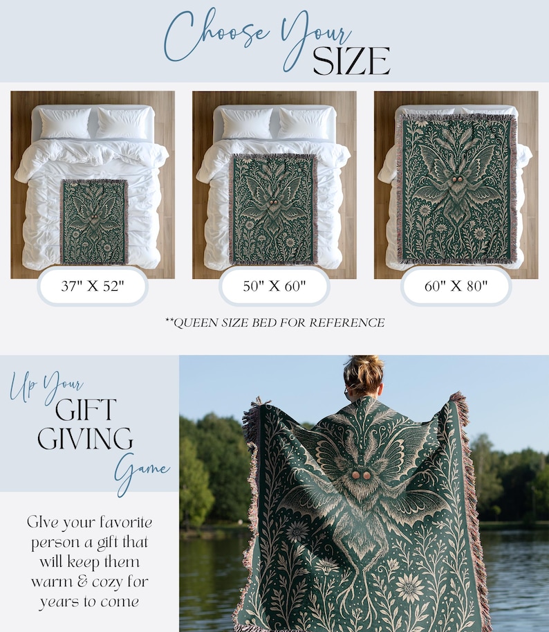 Mothman Blanket for Couple Gift for Anniversary Gift for Wedding ...