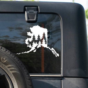 ALASKA Decal Car Decal United States Sticker Durable Waterproof Vinyl ...