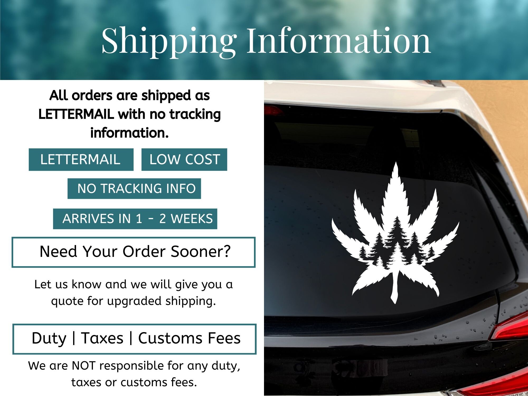 Weed Decal Marijuana Stickers Car Decal Weed Stickers - Etsy