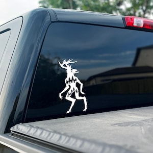 Wendigo Car Decal Wendigo Sticker Bumper Sticker for Cars Cryptid Vinyl ...
