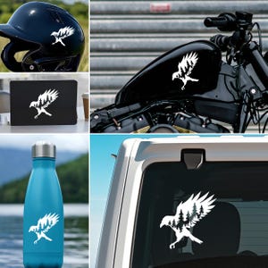 Raven Decal Raven Sticker Bird Sticker Bird Car Decal Bumper Sticker ...