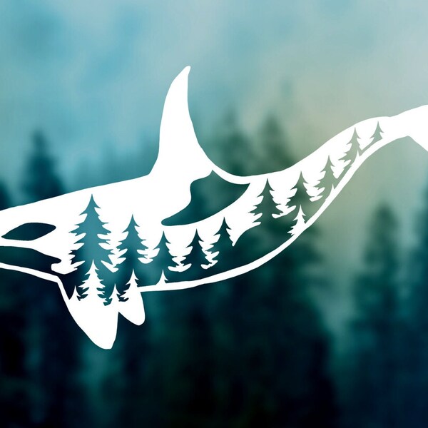 Orca Decal - Etsy