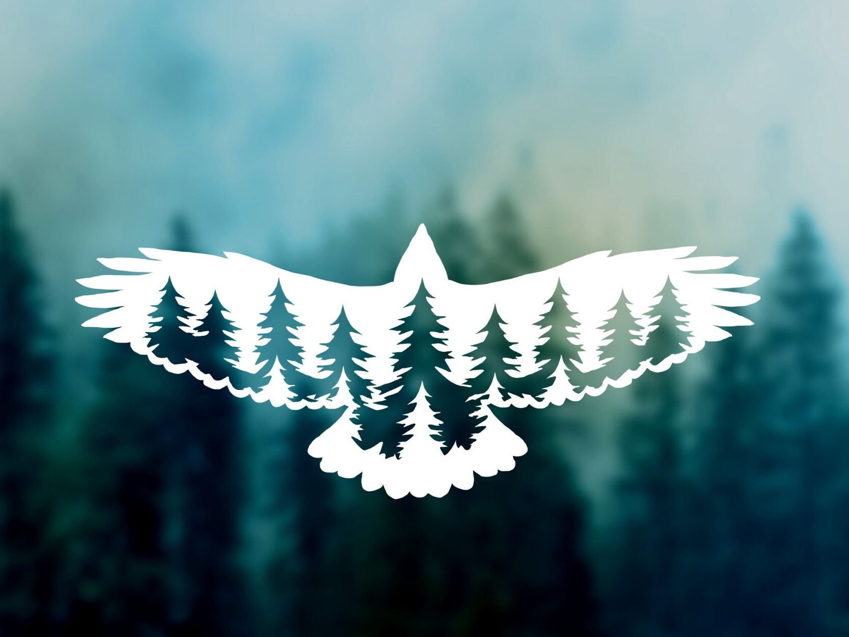 Hawk Decal | Hawk Sticker, Hawk Stickers, Hawk Car Decal, Bumper ...