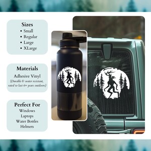 Wendigo Car Decal Wendigo Sticker Bumper Sticker for Cars Cryptid Vinyl ...