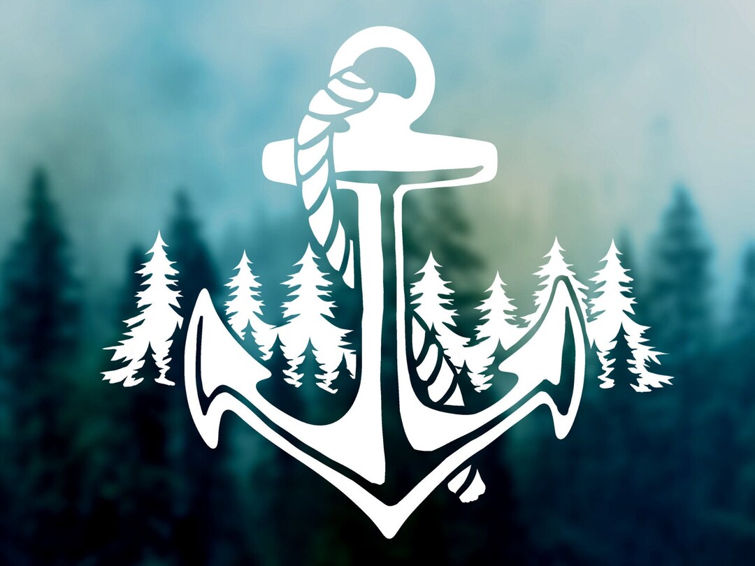 Anchor Decal | Anchor Stickers, Nature Stickers, Nature Car Decal ...