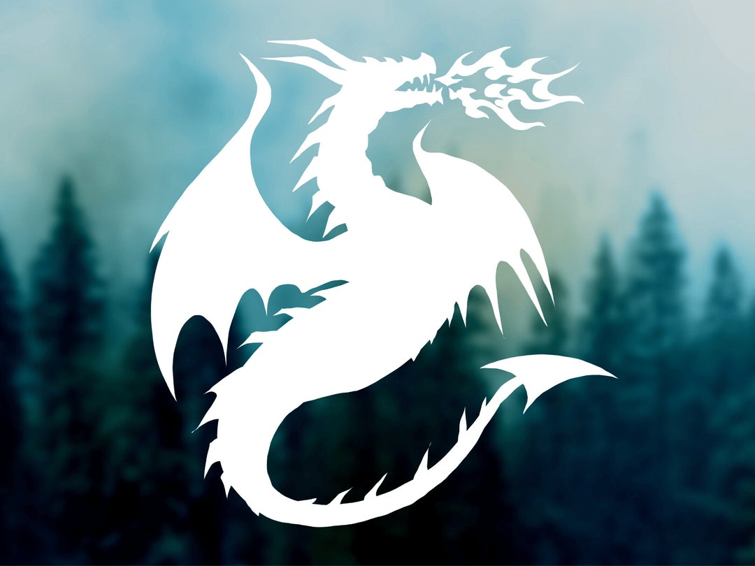 Flying Dragon Decal Dragon Stickers Car Decal Dragon Sticker Durable ...