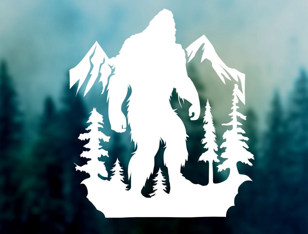Sasquatch Decal | Bigfoot Decal | Sasquatch Sticker | or Water Bottle ...