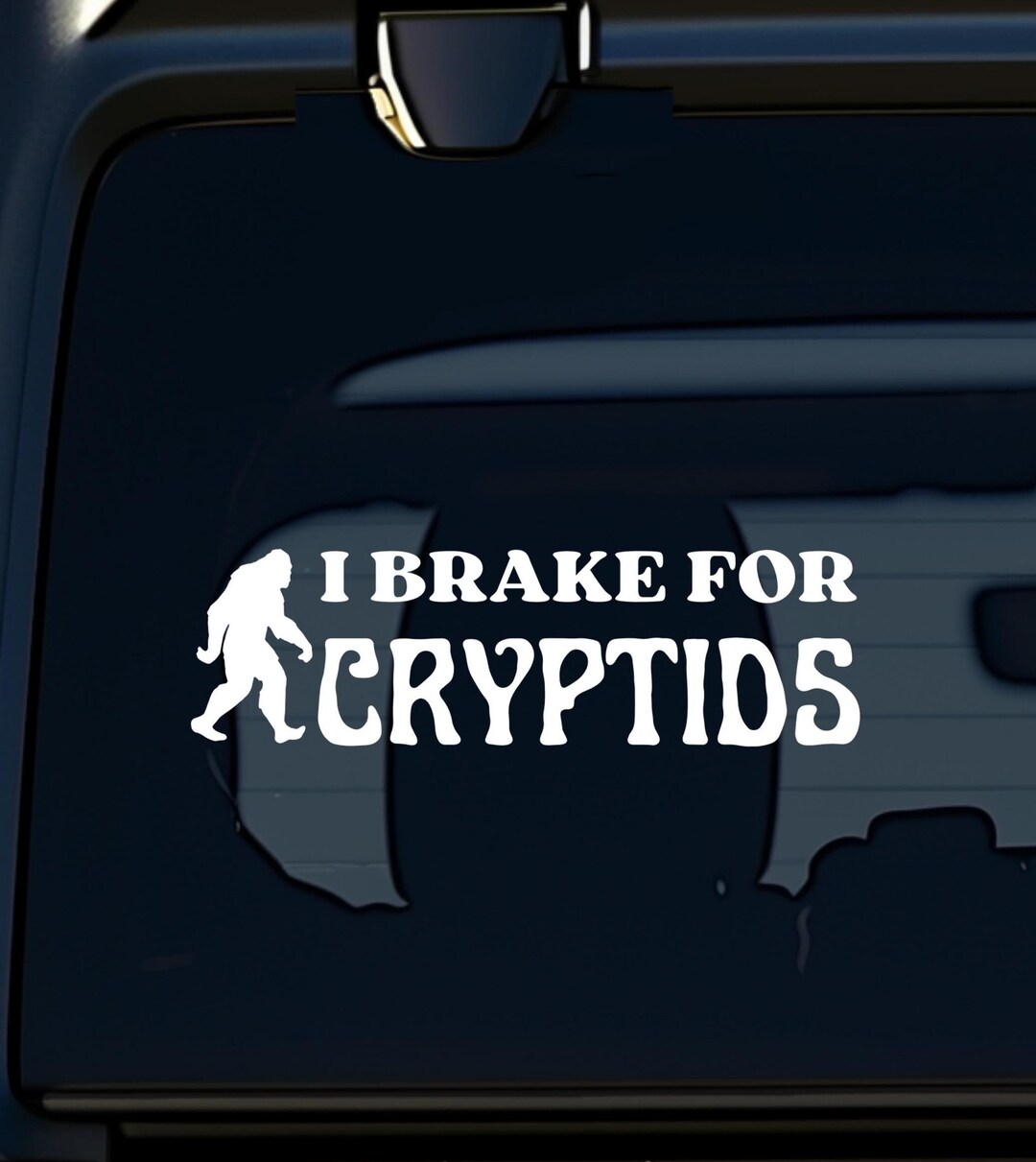 Cryptid Decal Car Decal Bigfoot Sasquatch Sticker Durable Waterproof ...