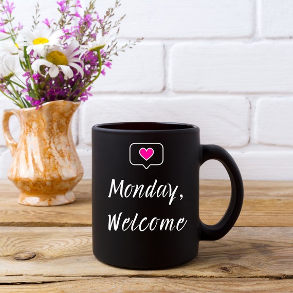 Monday Welcome SVG PNG PDF Positive Thinking Clipart Quotes | Etsy