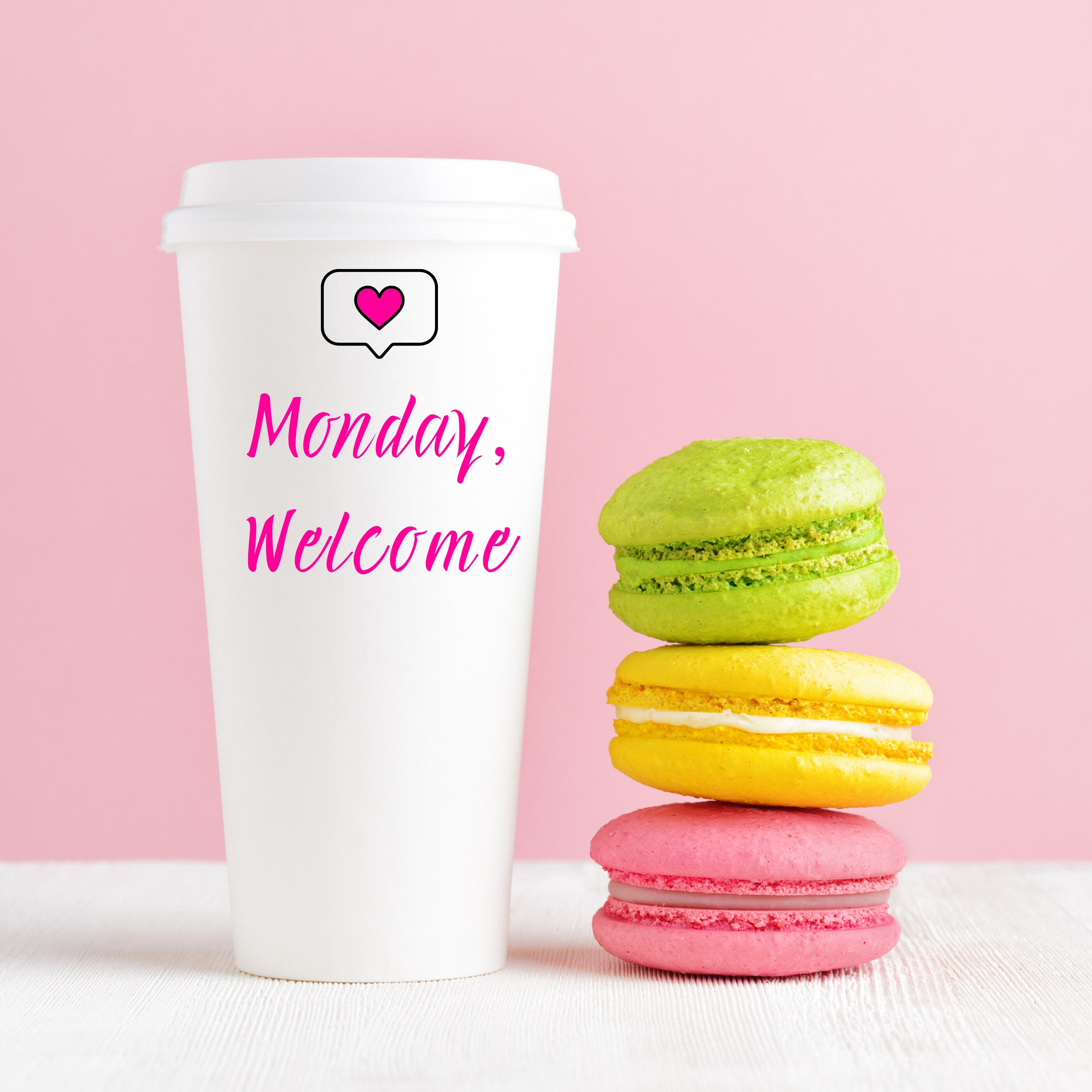 Monday, Welcome SVG PNG PDF Positive Thinking Clipart Quotes ...