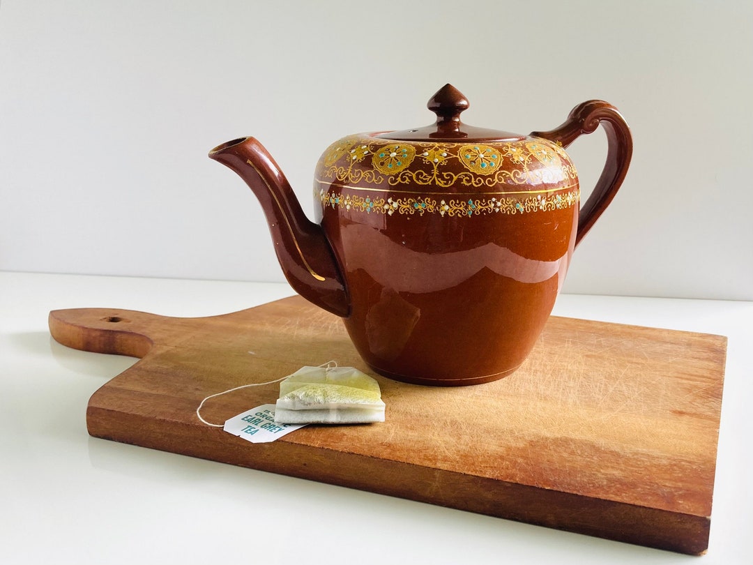 Greek Border Teapot | Gibson and Son Ltd | Made in England - Etsy