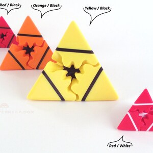 Tetrahedron Gears Fidget Toy banded Relaxing Shape-shifting Model ...