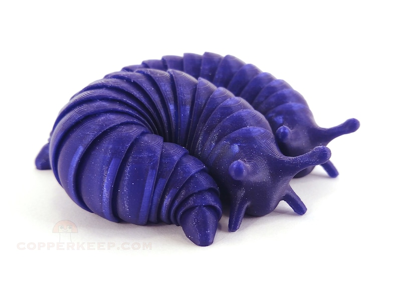 Friendly Articulated Slug Fidget Toy 5-inch Flexible 3D - Etsy