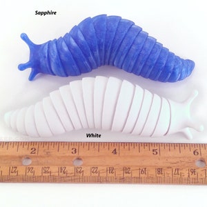 Friendly Articulated Slug Fidget Toy | 5-inch Flexible 3D Printed ...