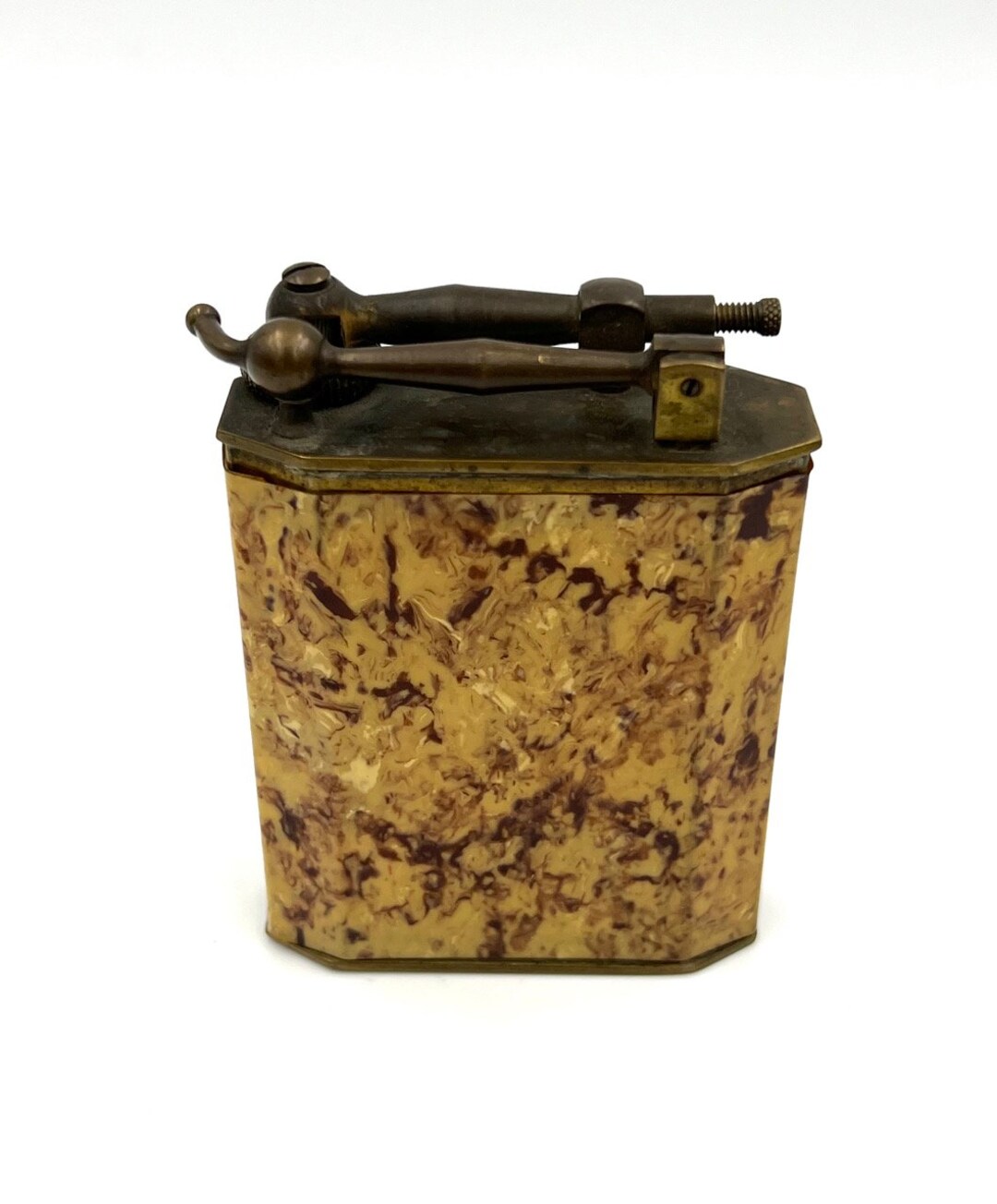 Large Rare Antique Ministere Des Finances Fujiama French Table Lighter ...