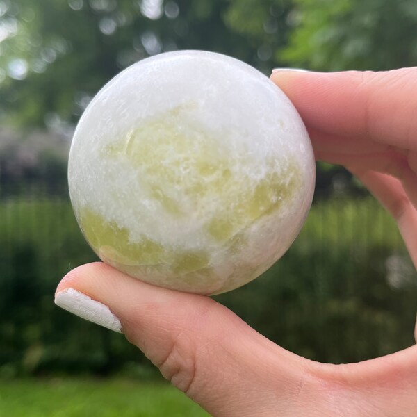 Green Jade Sphere - Etsy