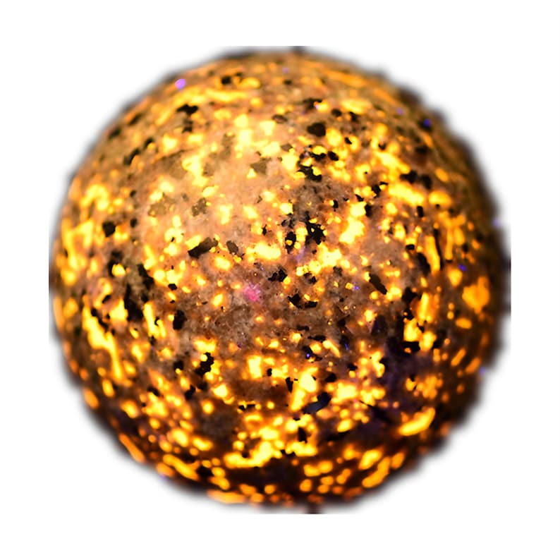 Yooperlite Crystal Ball Healing Lavalite Sphere With Stand - Etsy