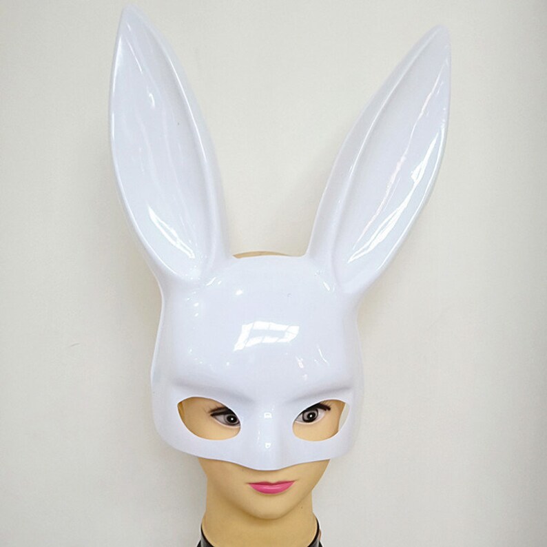 Handmade Bunny Masks Masquerade Bunny Ears Masks Bunny Girl Masks ...