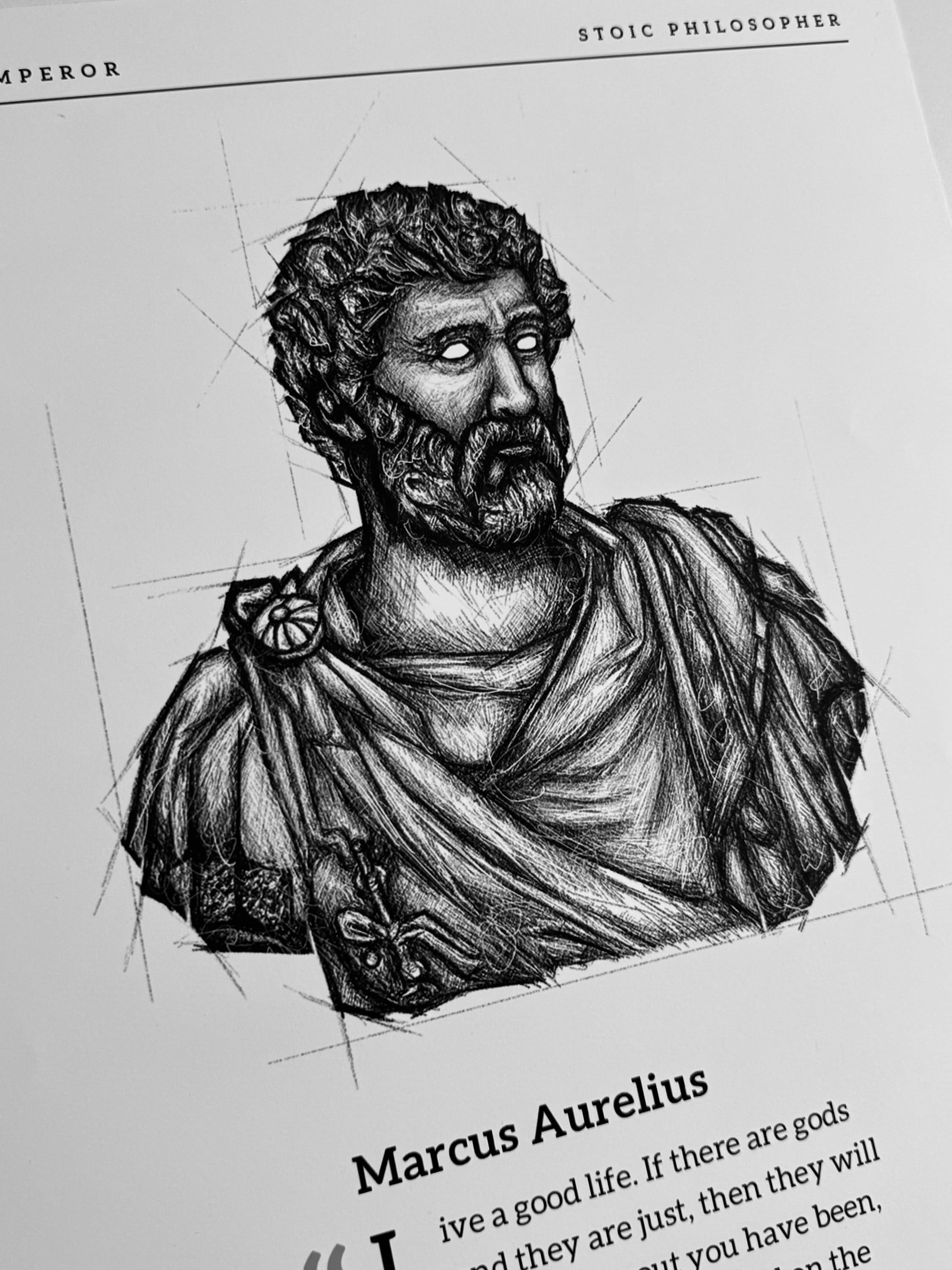 Marcus Aurelius - Poster - Etsy