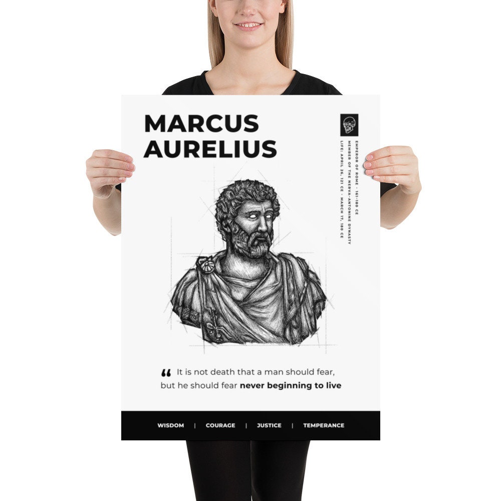Marcus Aurelius Poster - Etsy