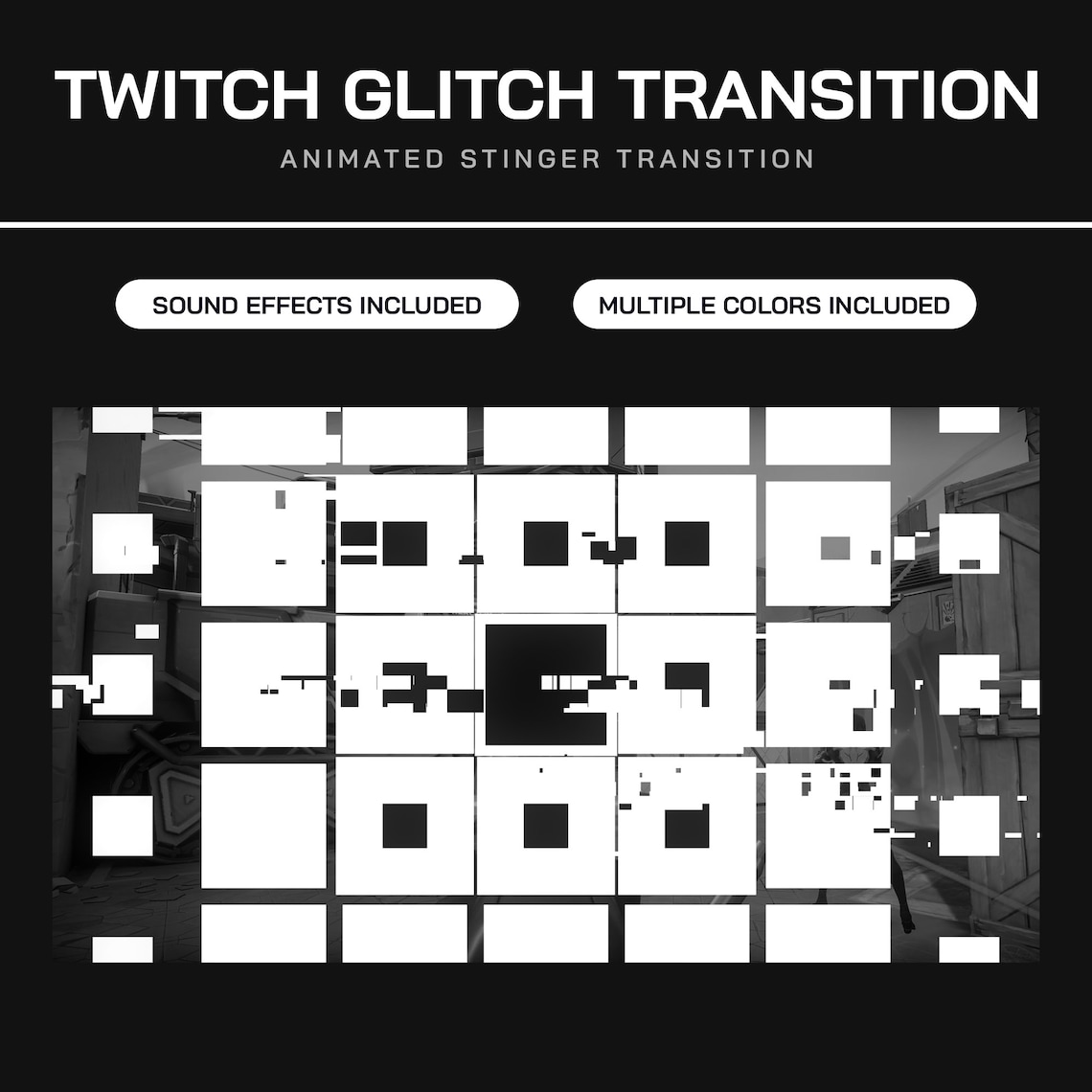 Animated Twitch Scene Transition, Digital Download, 5 OBS Transition ...