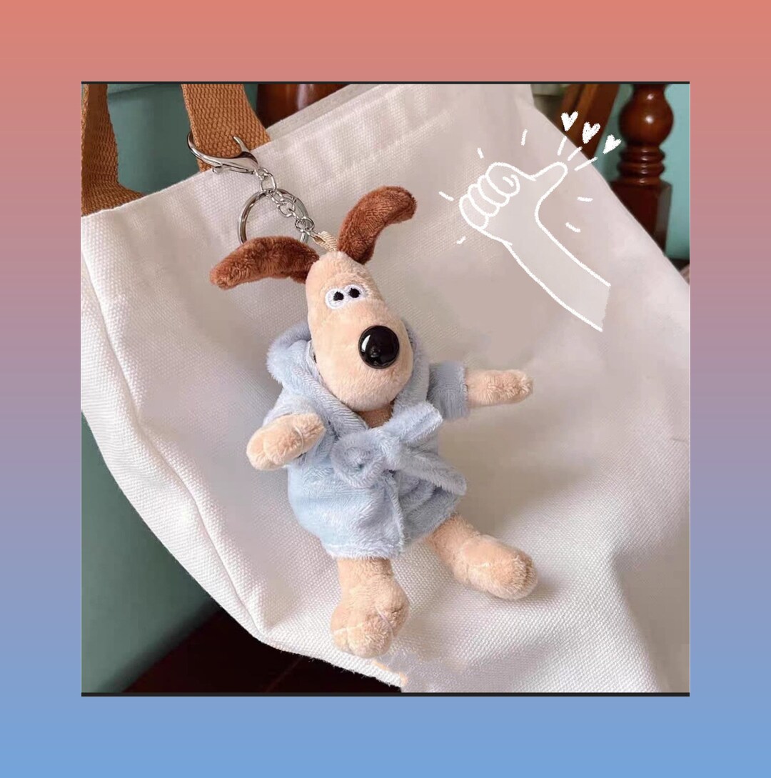 15cm Wallace Gromit Dog Plush Keychain Cartoon Bathrobedog - Etsy